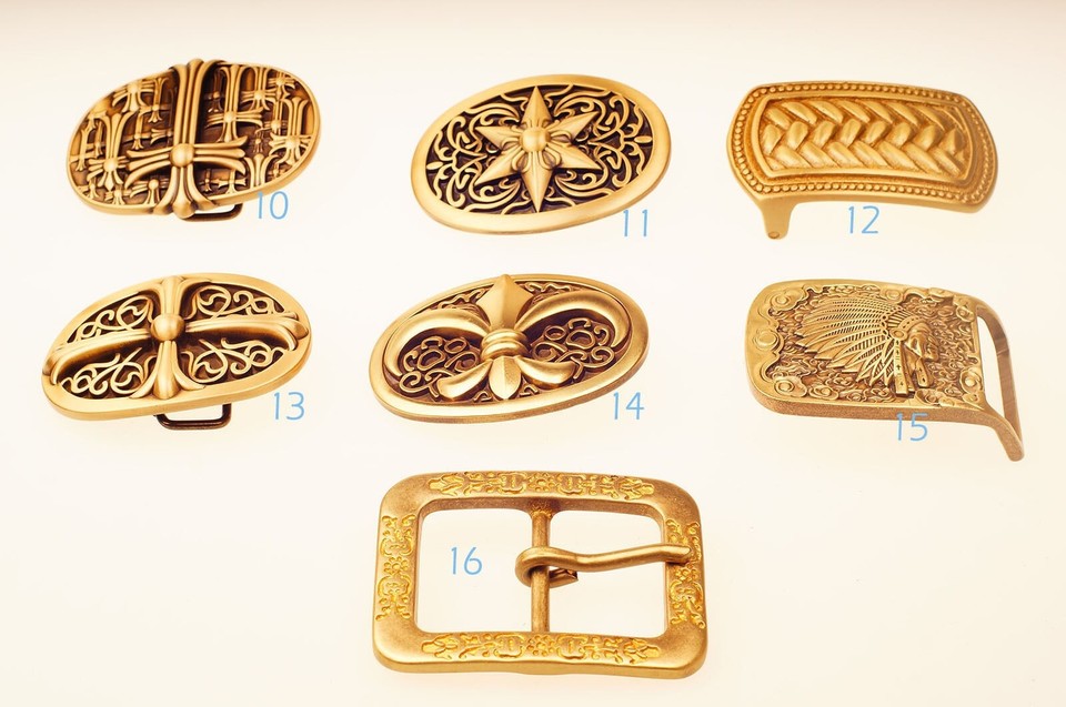 Artisic Design Quality Solid Brass Pure Copper Pin belt Buckle ...