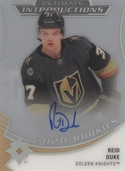 2020-21 Upper Deck Ultimate Collection - Ultimate Introductions Reid ...