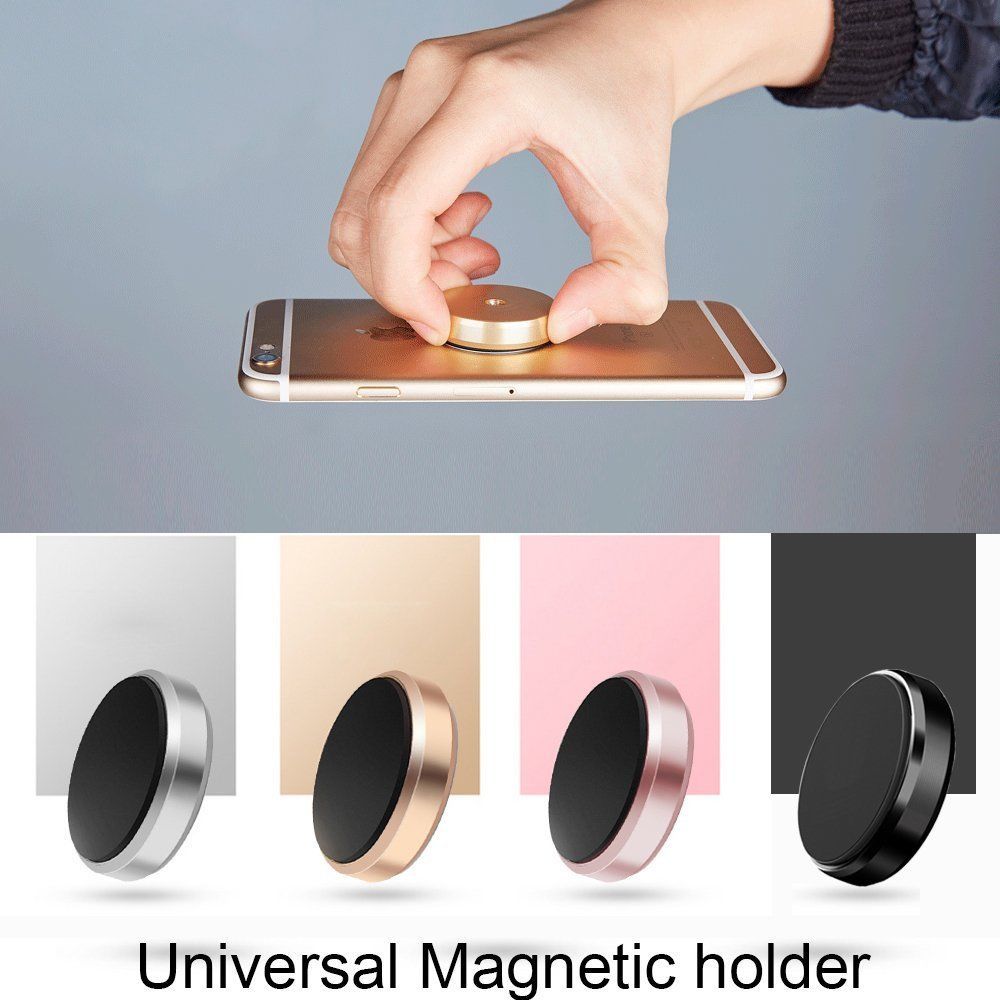 Universal Magnetic Car Mount Sticky Stand Holders For Mobile Cell Phone ...