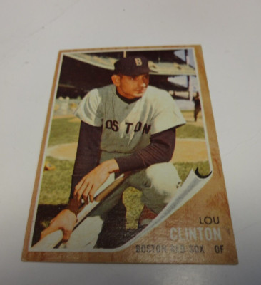 1962 Topps Baseball Lou Clinton Boston Red Sox Card #457 | eBay