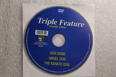 Family Triple Feature: Dog Gone/Angel Dog/The Karate Dog (DVD ...