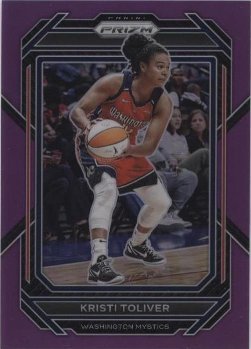 2023 Panini Prizm WNBA - Kristi Toliver #44 Purple Prizm /149 for sale ...