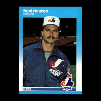 Neal Heaton 1987 Fleer Update Montreal Expos #U-43 Nice R304 | eBay