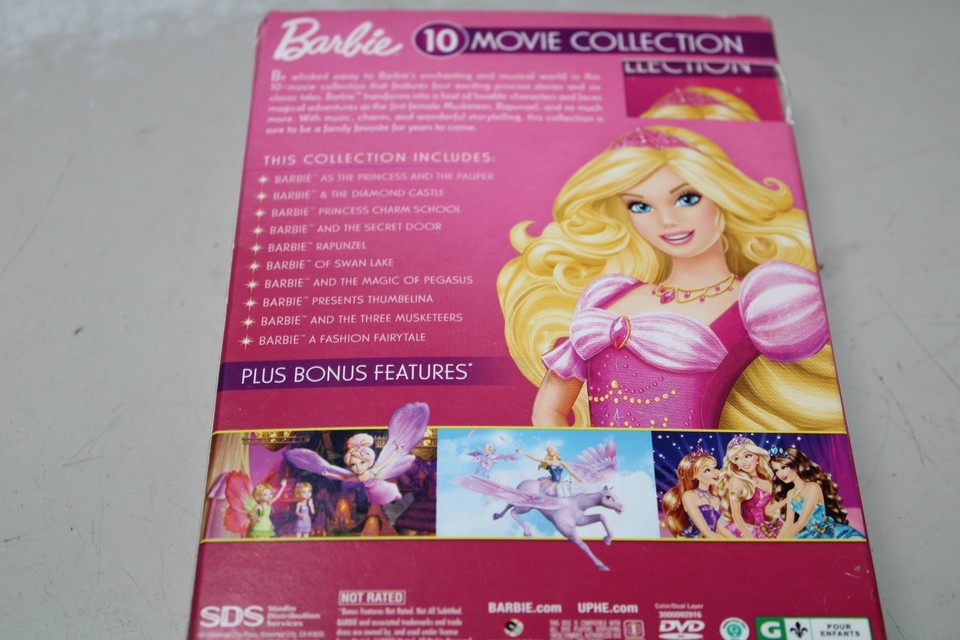 Barbie 10-Movie Classic Princess Collection (DVD) Box Set - New !! | eBay