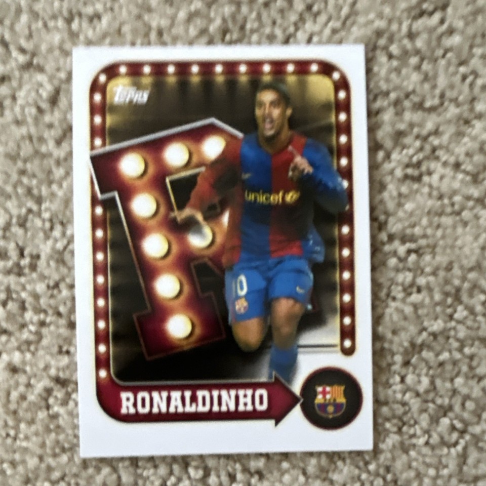 Topps Ronaldinho FC Barcelona Gold Vault Limited Edition 3 Card Lot | eBay
