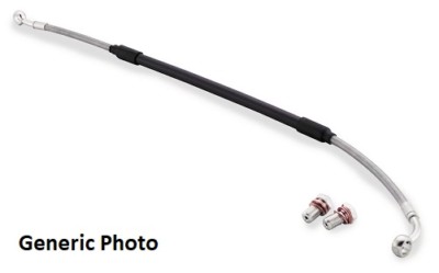 17-Galfer Steel Braided Rear Brake Line Yamaha YZ125/250/400/426, WR250 ...