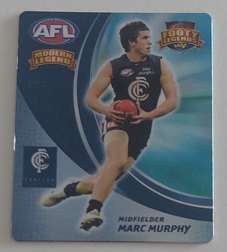 35/64 Marc Murphy CARLTON Football Club 2008 Footy Legends TAZO Good ...