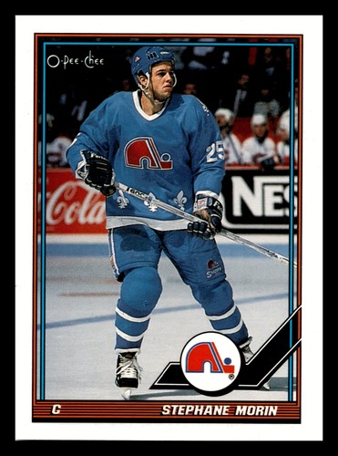 1991-92 O-Pee-Chee Stephane Morin #159 Quebec Nordiques Mint | eBay