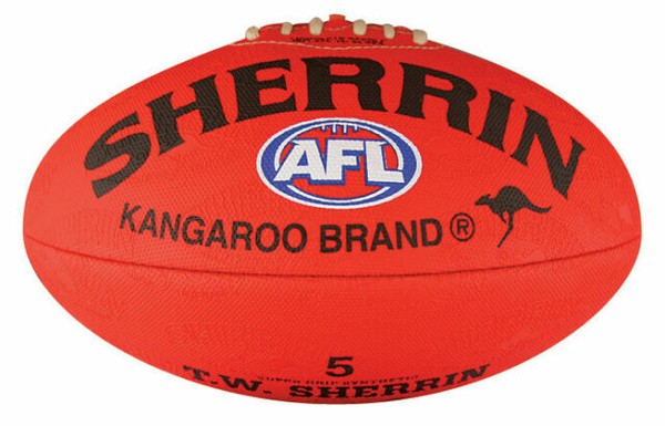 Sherrin 4251 AFL Replica PVC Football, Size 5 - Red for sale online | eBay