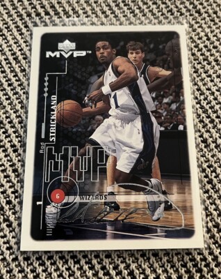 1999 NBA Upper Deck MVP Silver Script Rob Strickland Sign Autographed ...