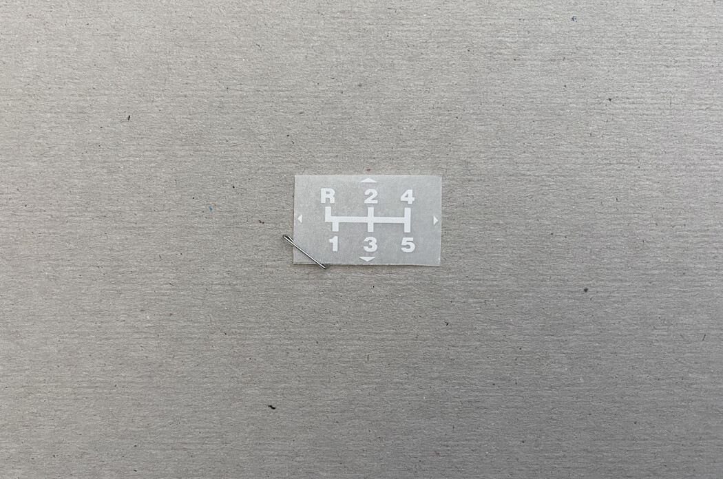 BMW e3/e9/e21/e24 5-speed (dogleg) shift decal | eBay