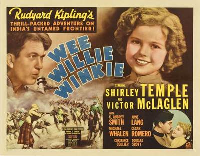 WEE WILLIE WINKIE Movie POSTER 22x28 Half Sheet Shirley Temple Victor ...