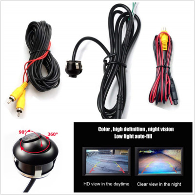 12V 360 Degree Car SUV Front Side View Reverse Backup HD CCD Camera Kit ...