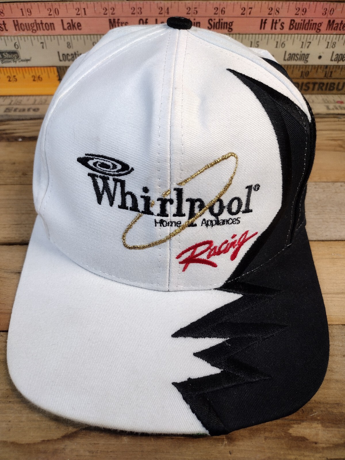 Vintage Shockwave Whirlpool Racing hat~cap Strapback shock-wave split ...