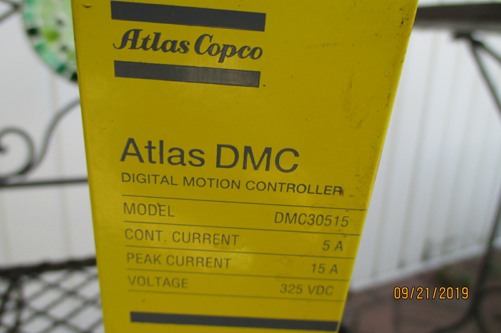 ATLAS COPCO DMC- DIGITAL MOTION CONTROLLER DMC30515 5A/ 15A, 325VDC | eBay