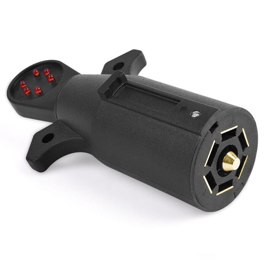 7-Way RV Trailer Blade Wiring Circuit Tester Trailer Hitch LED ...