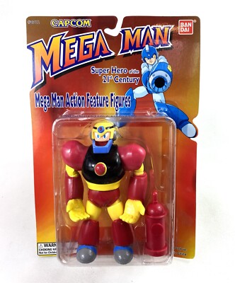 Gutsman Vintage Mega Man Action Figure New Sealed 1995 Bandai Capcom ...