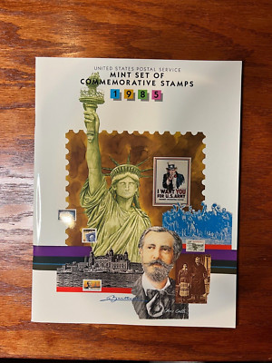 1985 Stamp Yearbook / Album with original stamps from USPS | eBay