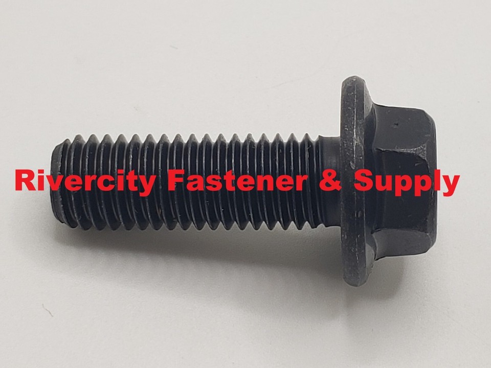 (1) M12-1.75x35 Flange Bolts 12mm x 35mm Screws M12x1.75 x 35 Bolt 12mm ...