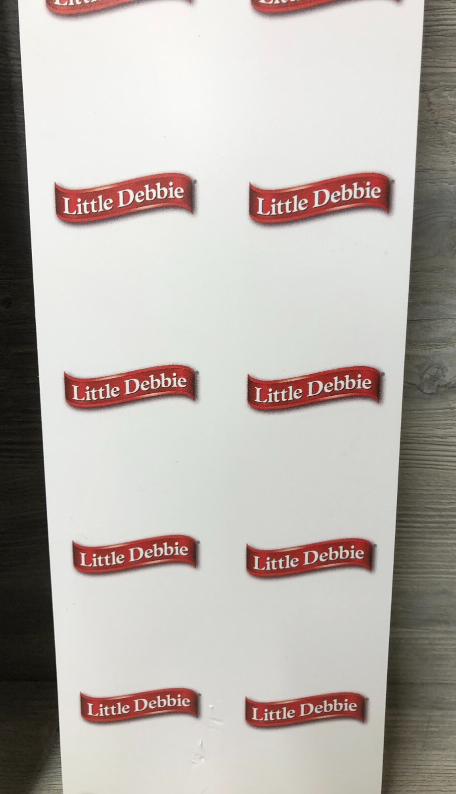 4 Little Debbie Retail Store Display Signs 7-1/2" x 47-1/4" | eBay