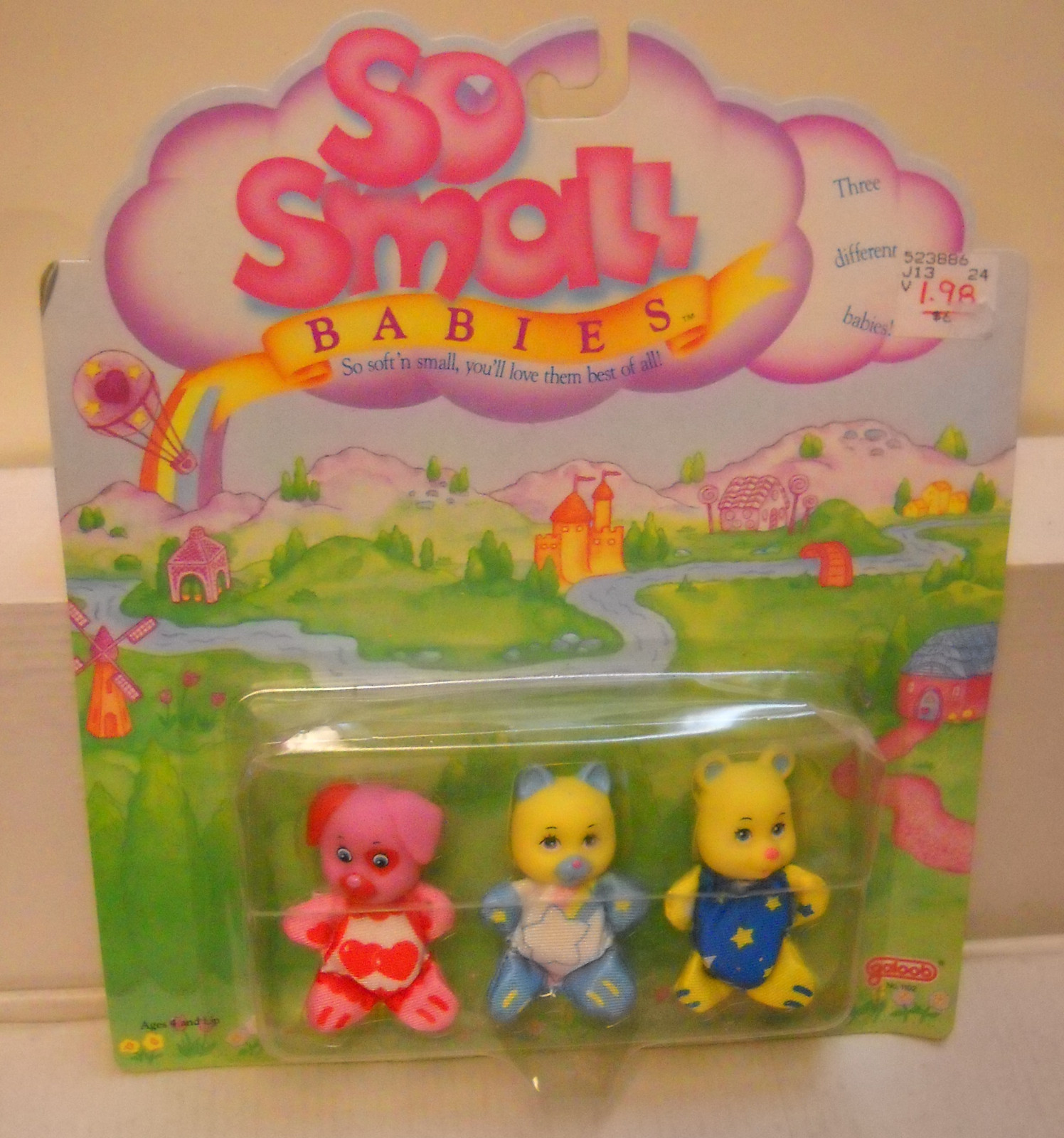 #6299 RARE NIB Vintage Galoob So Small Babies 3 Pack Animals | eBay