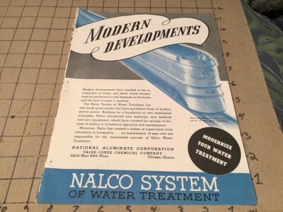 Vintage Original 1937 Ad: Railroad related: STREAMLINED - Nalco system ...
