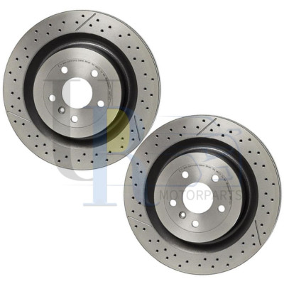 Brembo 2pcs Rear Disc Brake Rotor for Mercedes-Benz GL63 AMG 2013 2014 ...