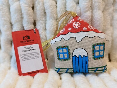 KOZA DEREZA Vanilla Christmas Village Collection HUT W/SNOWFLAKES ...