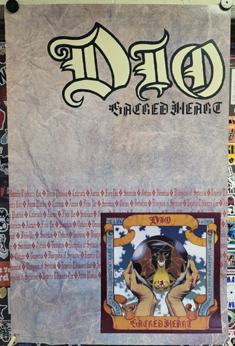 Dio 1985 Sacred Heart - Estate Collection Vntage Record Store Promo ...