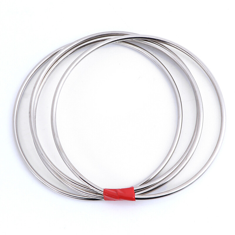 4pcs Magic Toy Metal Rings Linking Iron Hoops for Fun Magic Trick ...