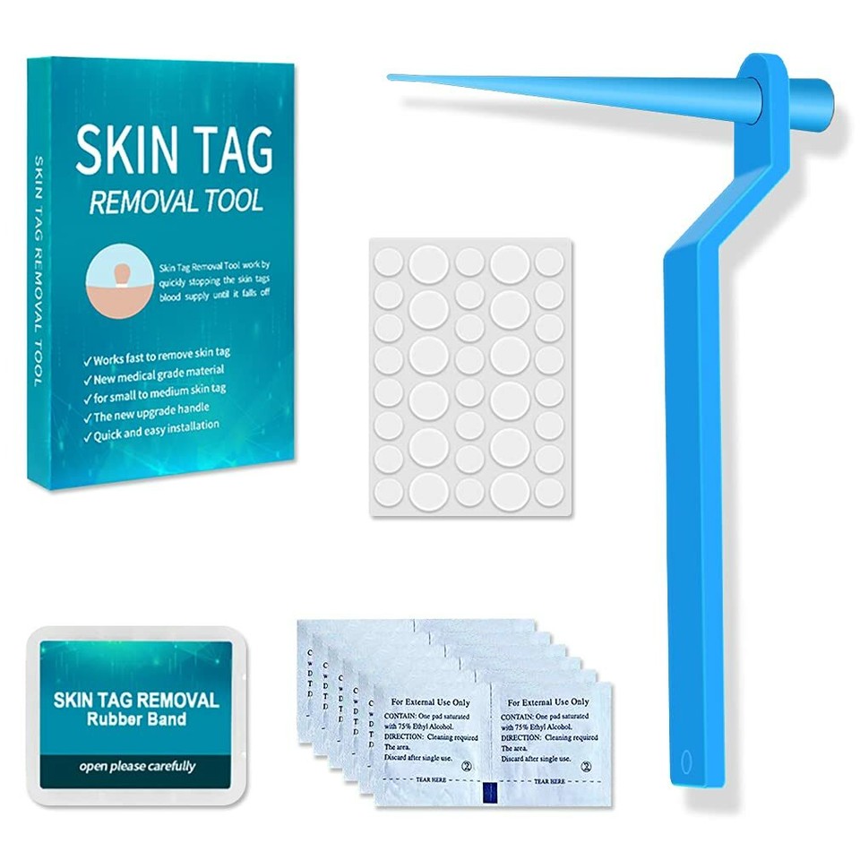 Micro Skin Tag Remover tool Kit Painless Wart Acne Skin Tags Removal ...