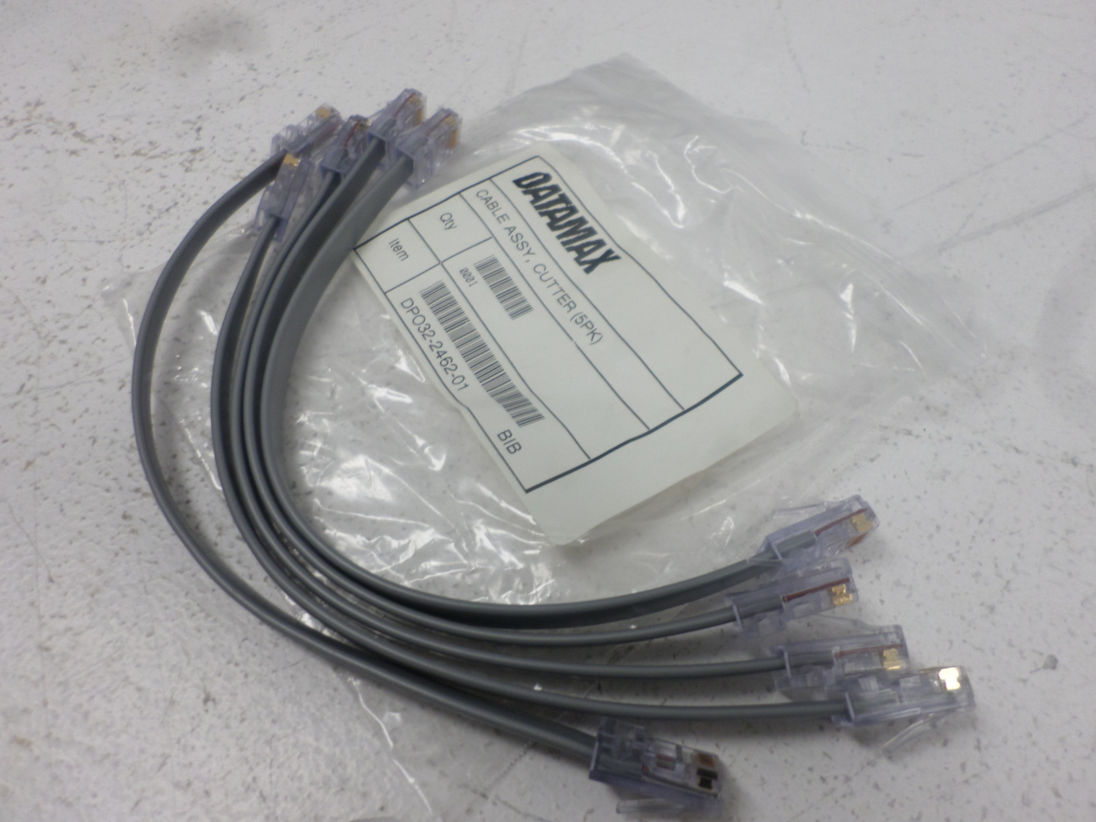 GENUINE Datamax 5 Pack Cable Assembly, Cutter for I-Class DPO32-2462-01 ...