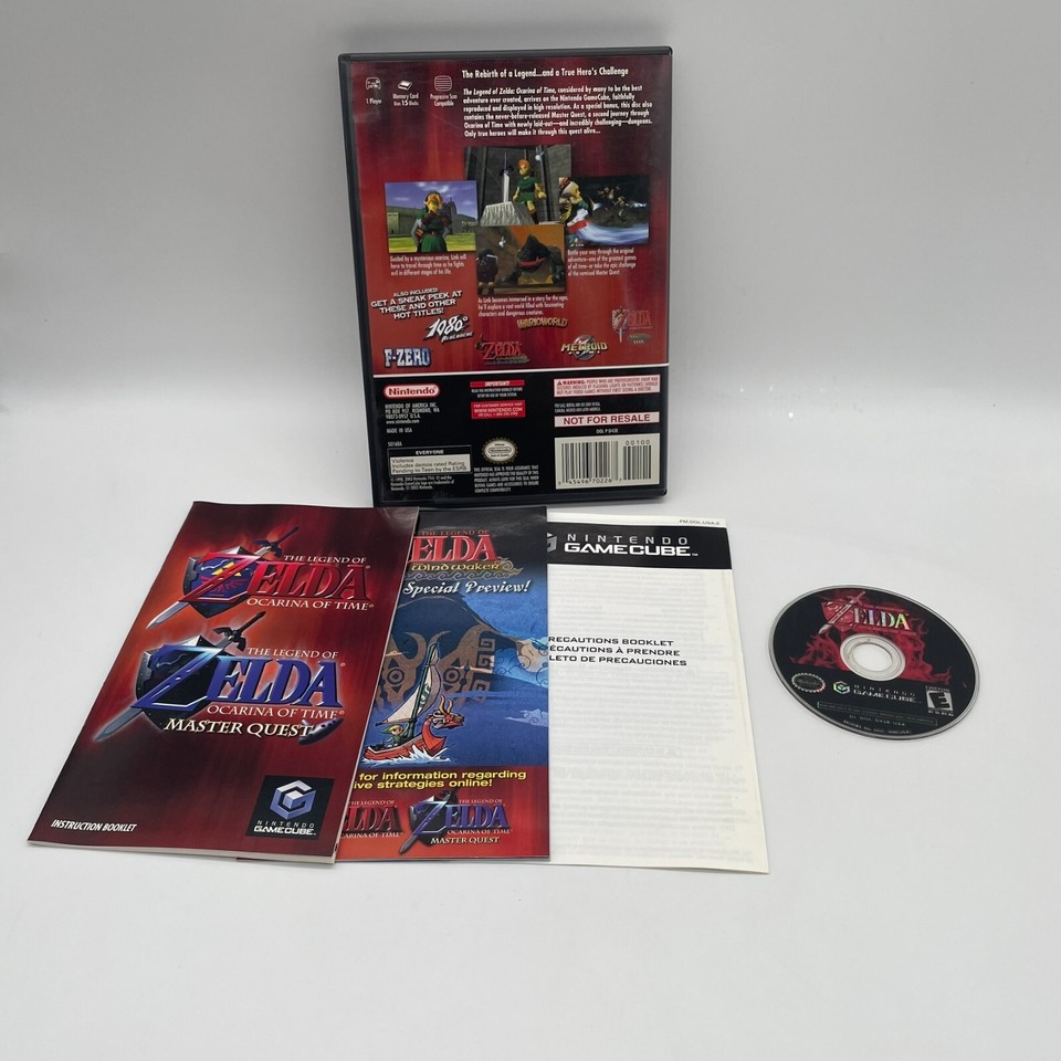 The Legend of Zelda: Ocarina of Time - Master Quest (GameCube, 2003 ...