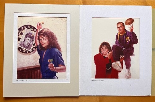 TV GUIDE Cover Portrait Lot 2 Sitcoms CHEERS Kirstie ROSEANNE COACH ...