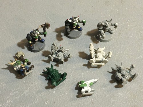 A22828 WARHAMMER 40K SPACE ORKS INCOMPLETE GOFF BOYZ LOT GAMES WORKSHOP ...