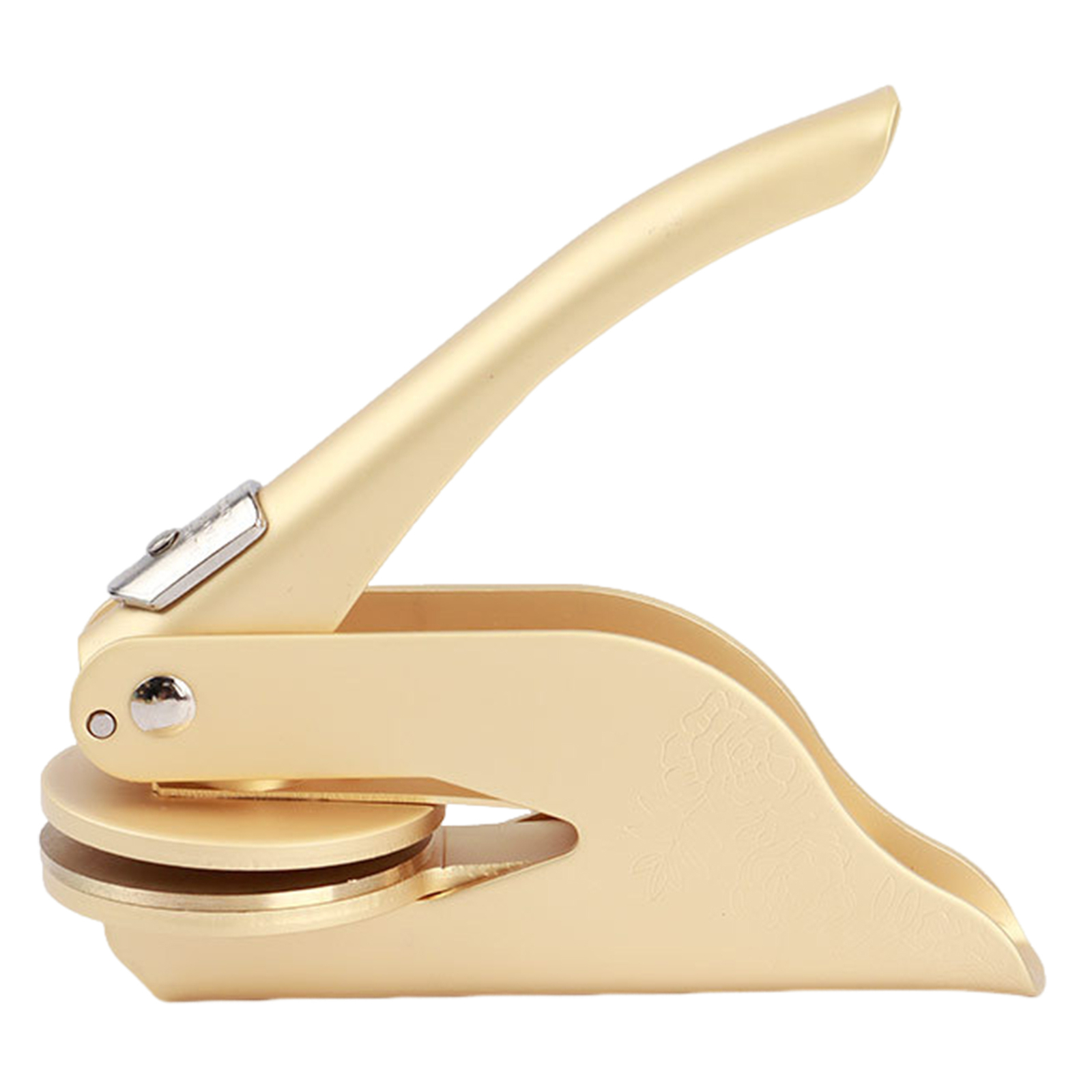 Paper Embosser Portable Embossing Stamp Stainless Steel Hand with ...