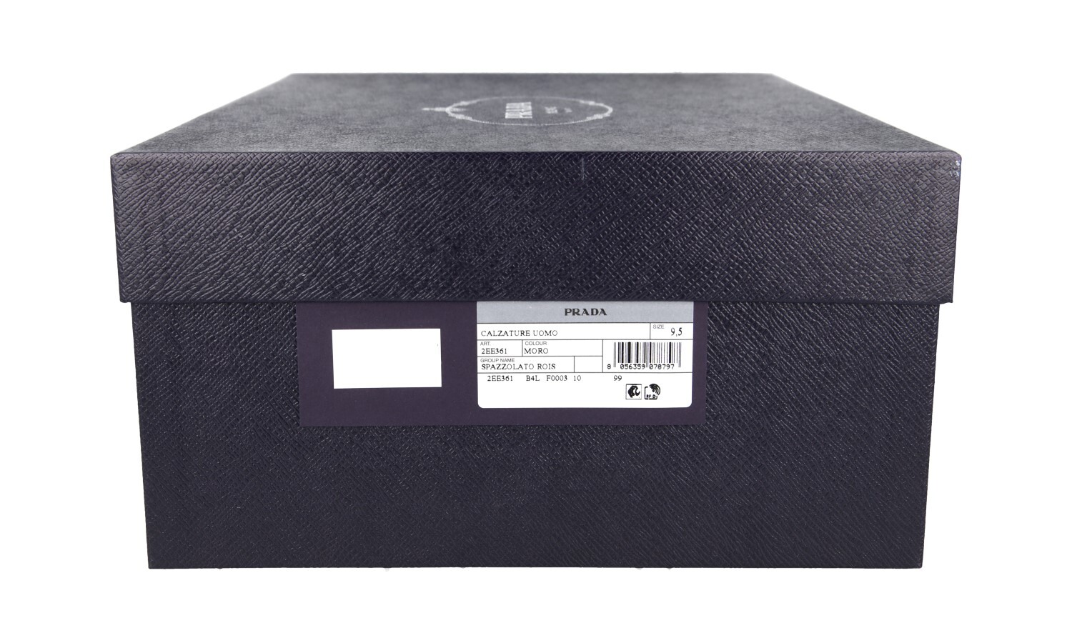 PRADA MONOLITH CHOCOLATE LOAFER LACE-UP SHOES 2EE361 BROWN LEATHER NEW ...