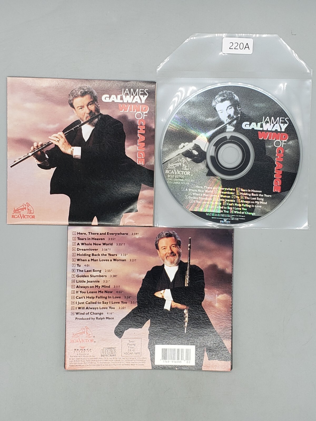Wind Of Change by James Galway (CD) No Case No Tracking | eBay