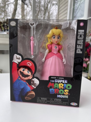 Super Mario Bros. Movie Princess Peach Action Figure Toy IN HAND NEW ...