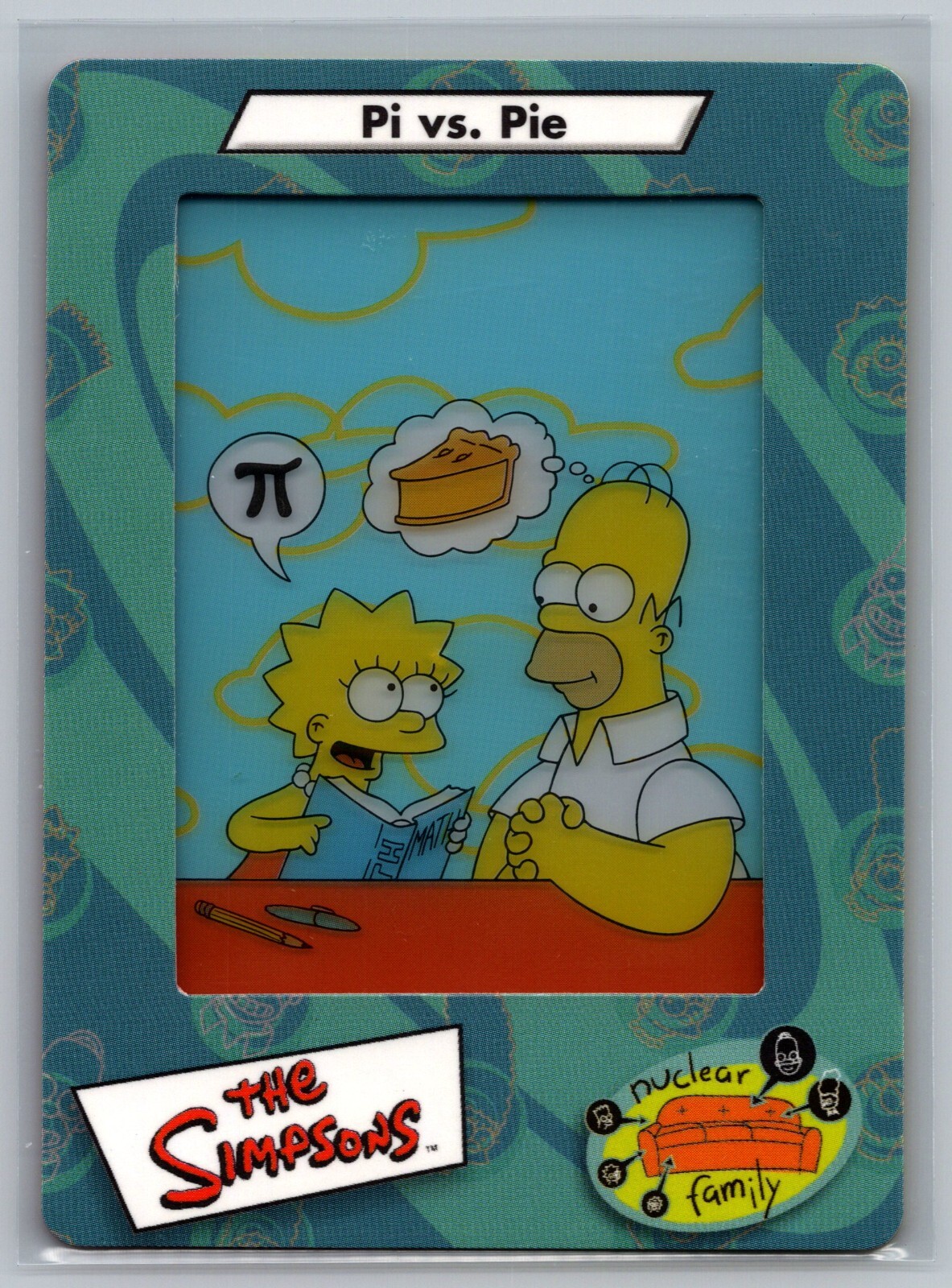 Pi vs Pie 2000 Artbox The Simpsons FilmCardz #40 Trading Card Homer ...