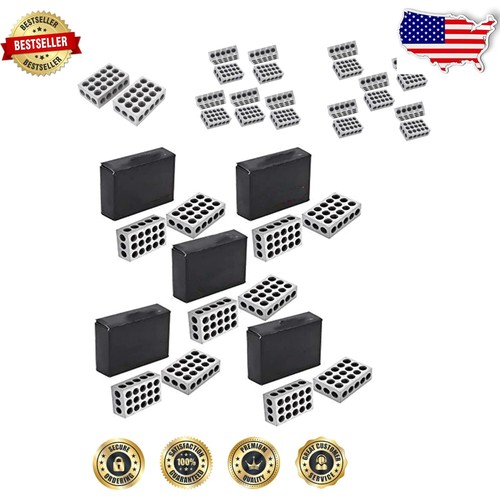 Precision Machinist Blocks: 5 Pairs of Alloy Steel 1x2x3 with .0002 ...