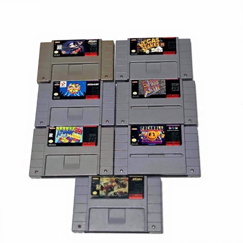 Rare LOT of 7 SNES (Super Nintendo Video Games) - Tested/Working ...