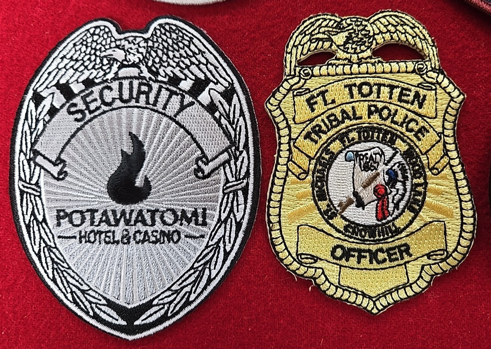 TRIBAL POLICE PATCH COLLECTORS SPECIAL Police Patch Lot 10 INDIAN ...