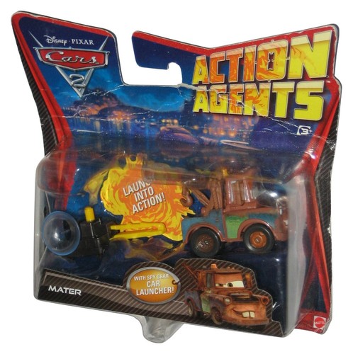 Disney Cars 2 Action Agents (2010) Mattel Mater Launcher Toy Car Set ...