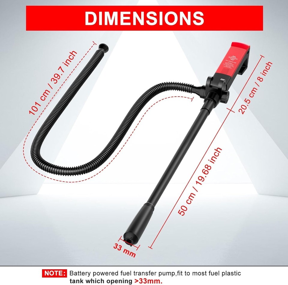 Portable Power Battery Fuel Pump,Battery Operated Electric Siphon Pump ...