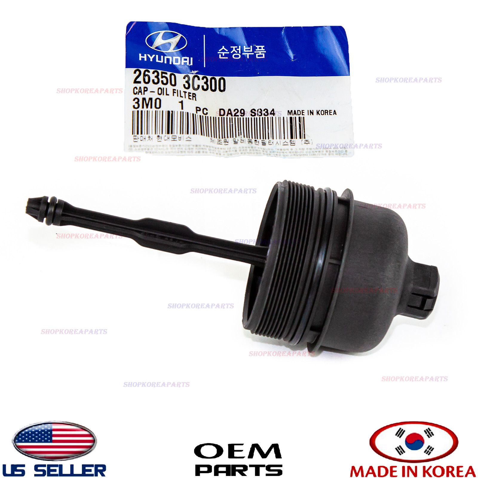 Genuine Oil Filter Cap OEM Genesis Sorento Veracruz V6-3.8L 2008-2012 ...