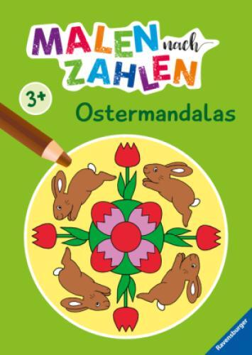 Ravensburger Malen nach Zahlen ab 3 Jahren Ostermandalas - 24 Motive ...