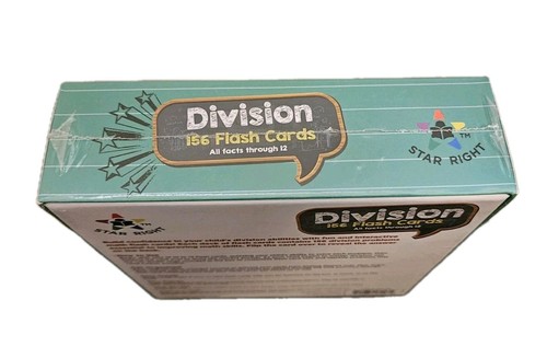 DIVISION 156 Flash Cards All Facts Through 12- Home School Math ...