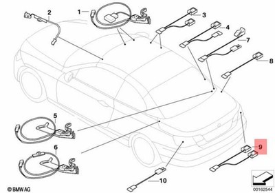 Convertible Top Position Sensor - Rear Module Genuine For BMW ...