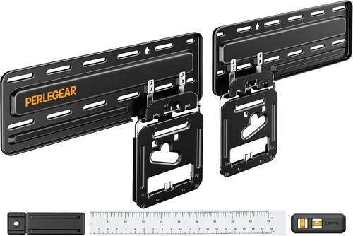 Perlegear Ultra Slim TV Wall Mount 0.3” Low Profile, Compatible with 43 ...